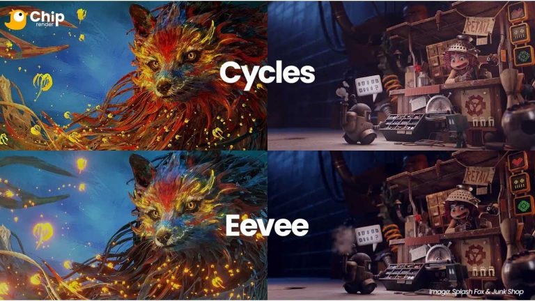 Differences Between Blender Engine Cycles Vs Eevee Chip Render Farm Cheapest Gpu And Cpu